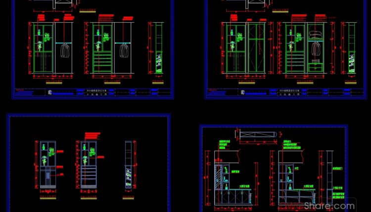 81.Display Cabinets Cad Blocks free download (2) - Free Cad Blocks ...