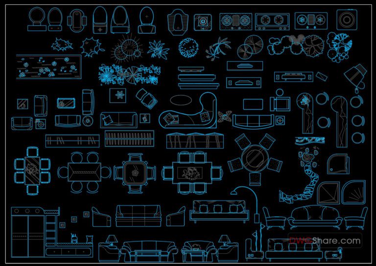 82.Furniture Cad Blocks free download