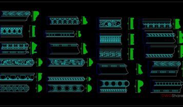 361. Free download of CAD drawings of European classical architectural ...
