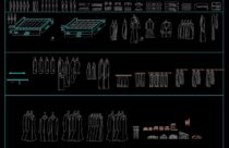 27. Cad drawings of 18 clothing store floor plan designs for download