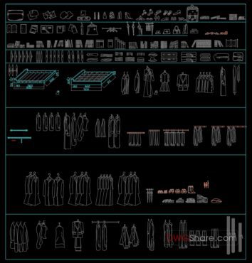 88.Clothes Cad Blocks Free Download