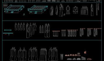Wardrobe Archives - Free Cad Blocks, download DWG models for architects ...