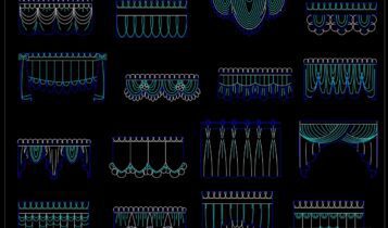 Curtain Archives - Free Cad Blocks, download DWG models for architects ...