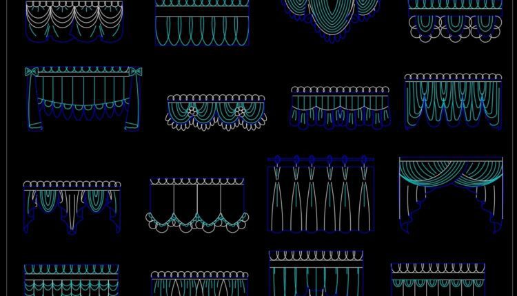 90.Curtain Cad Blocks Free Download - Free Cad Blocks, download DWG ...