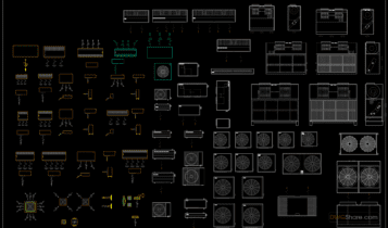 79.Cooking Range AutoCAD blocks free download