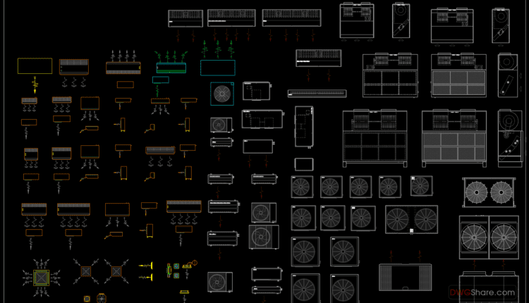 10.Fan coil unit AutoCAD blocks free download - Free Cad Blocks ...