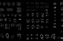 17.Storage Cabinet CAD Blocks