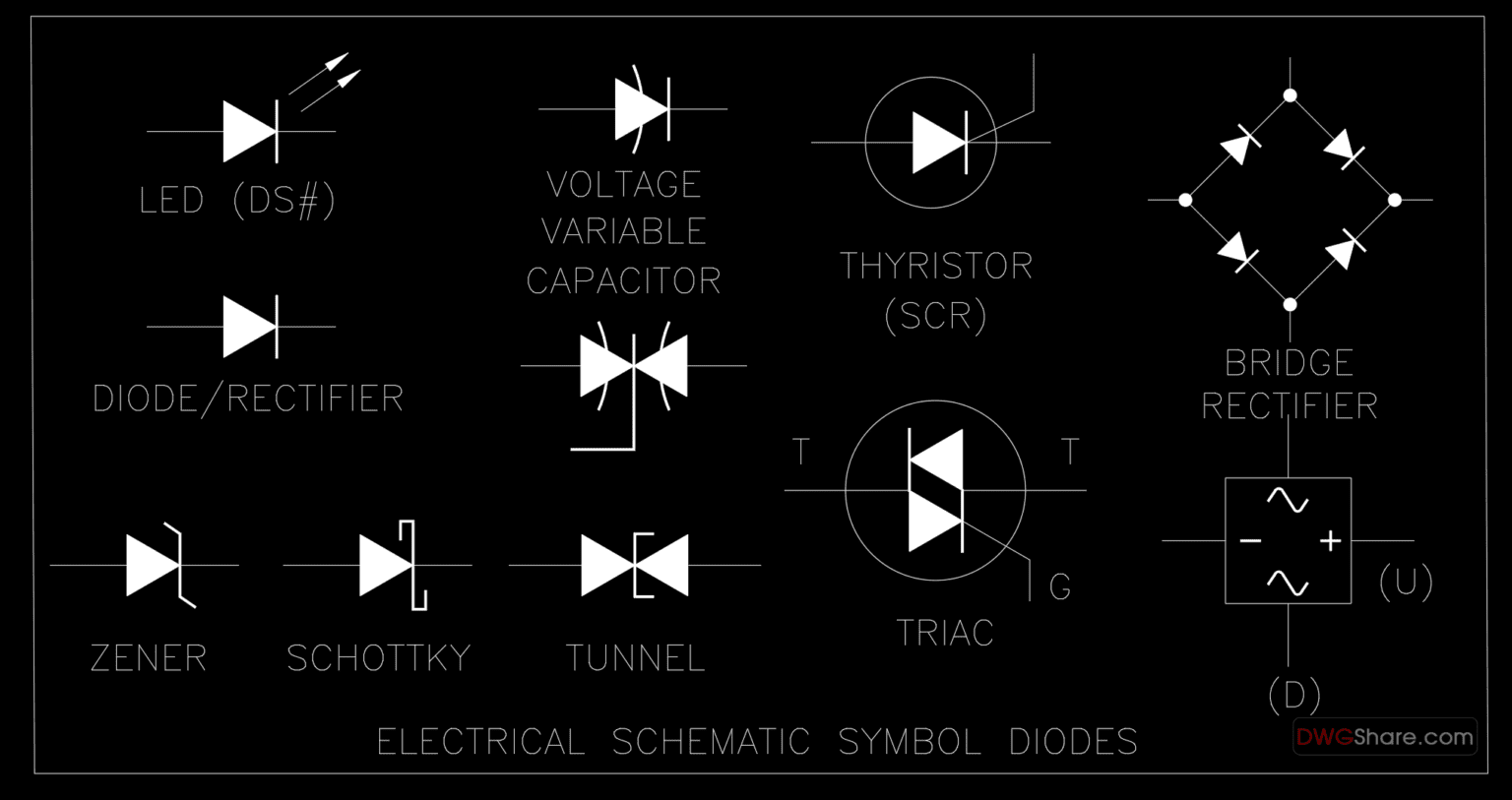 17.Electrical Symbols AutoCAD Blocks