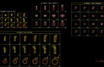 283. Free download the luxurious Italian Minotti sofa CAD block library