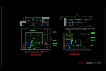 18.Wardrobe AutoCAD blocks free download