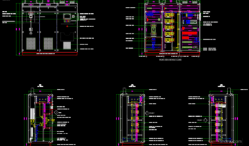 40.Site Drainage Layout Plan and Sections Details CAD
