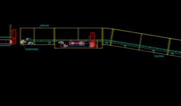 78.Flag Pole Elevation and Sections Details Autocad file