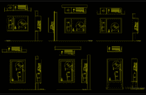 67. Download CAD Dynamic Blocks Library for Dressing Rooms