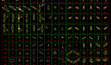 11.ELECTRICAL LEGEND AutoCAD blocks free download
