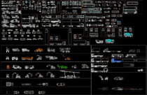 19.Wedding Hall Layout Plan and Elevations CAD