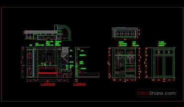 20.Wardrobe AutoCAD blocks free download