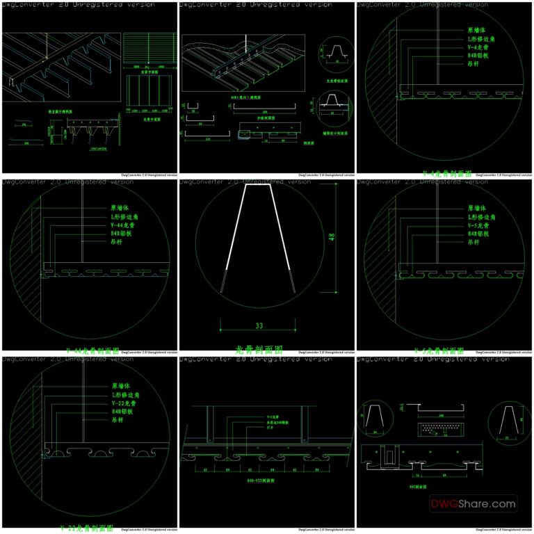 27.Free Autocad Ceiling Detail