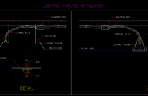 79.Autocad Drawings Of Pile Cap Layout and Sections Details For Download