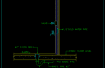 76.Typical Dry Gully Trap Details CAD Drawing DWG