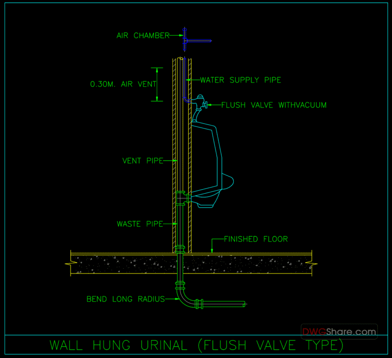 37.Urinal Cad Details Blocks free download