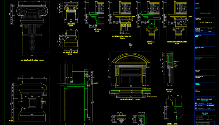 45.Autocad column details Blocks free download - Free Cad Blocks ...