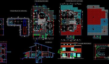 19.Wedding Hall Layout Plan and Elevations CAD
