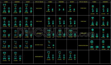 Free Downloadable Autocad Drawings of Pipe Fittings