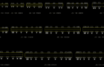 138.Detailed drawings of decorative patterns and moldings in CAD format