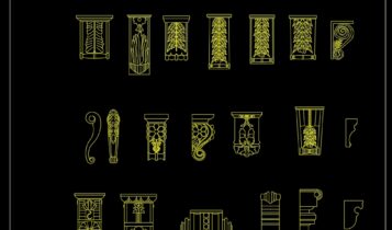 283. Free download the luxurious Italian Minotti sofa CAD block library