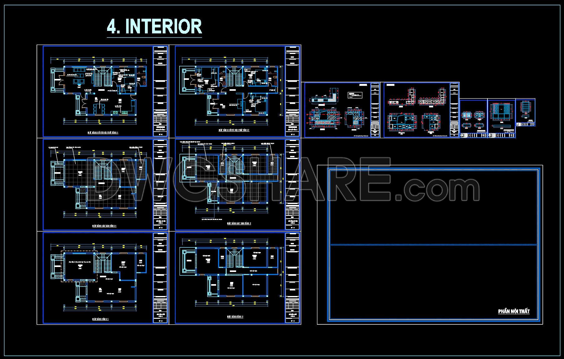 901. Download complete CAD drawings of a 2-storey house (9.2m x 20.9m ...