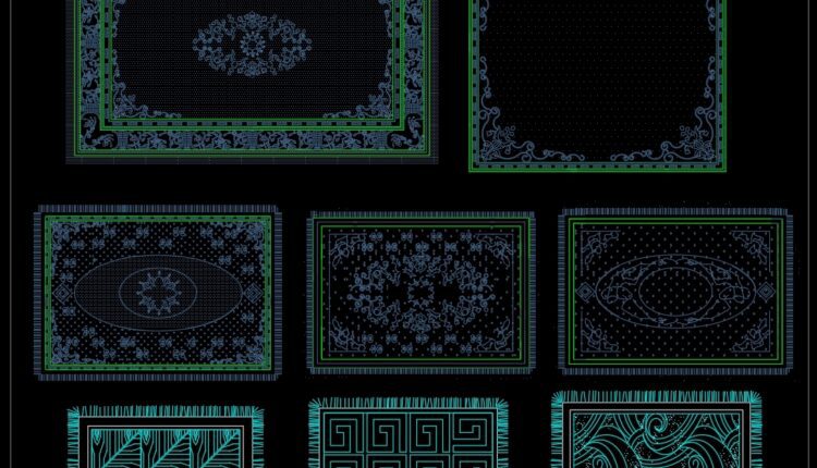 92.Carpets Cad Blocks Free Download - Free Cad Blocks, download DWG ...