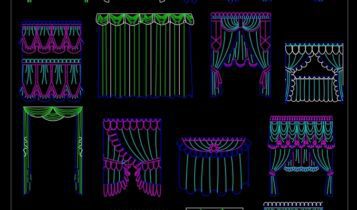 Curtain Archives - Free Cad Blocks, download DWG models for architects ...