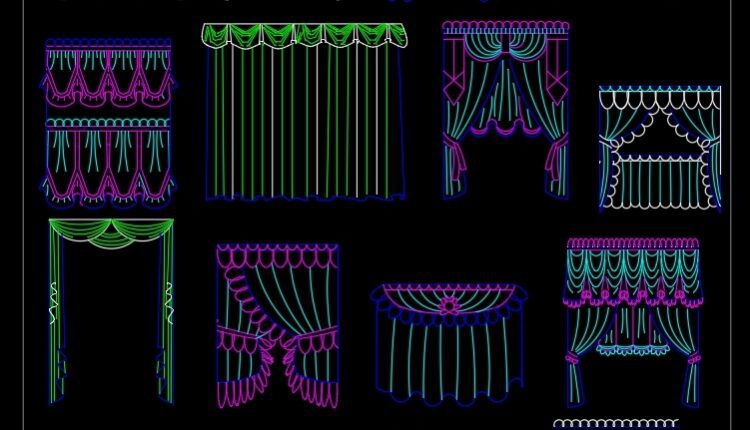 94.Curtain Cad Blocks Free Download - Free Cad Blocks, download DWG ...