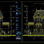 Classic Villa 2d AutoCAD Full File Free Download (2) - Free Cad Blocks ...