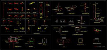 10.Lightning Rod Details CAD