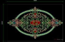 207. Free Download of Modern CNC Inox Partition CAD Drawing