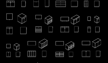3 .Bedroom top view AutoCAD blocks free download