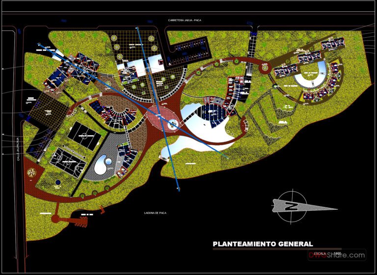 18.Recreation Center Layout Plan CAD