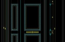3.Interior design Neoclassical wall design | Free Cad Blocks, download ...