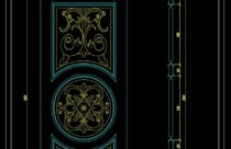 457. Detailed AutoCAD Drawing Of Revolving Door For Download