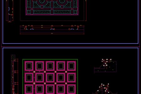 Coffered Ceiling Cad Details | Shelly Lighting