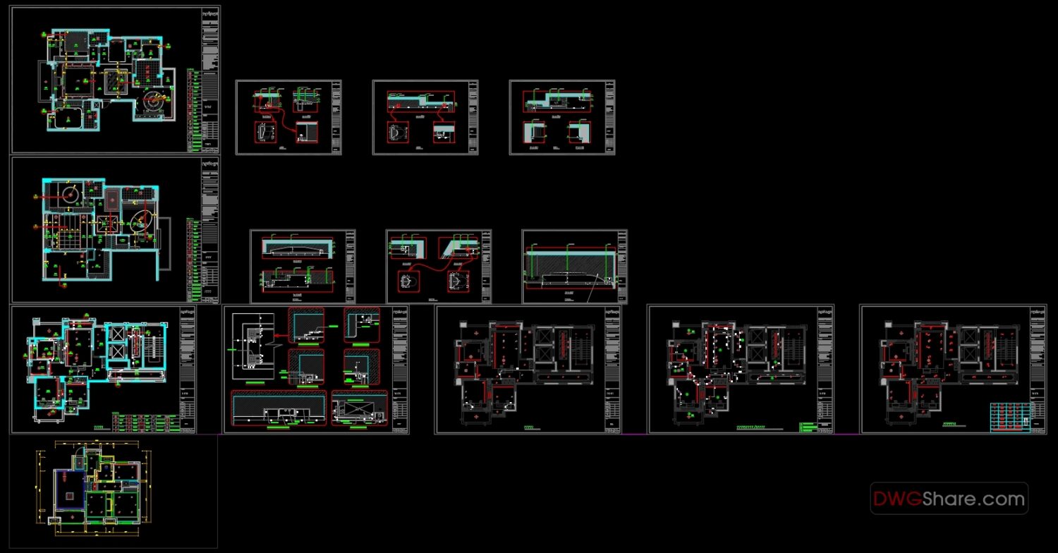37.Free Autocad Ceiling Detail