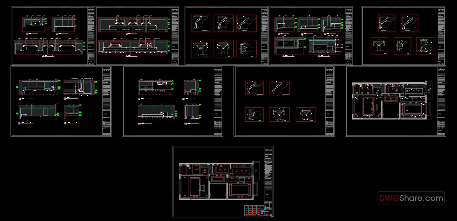 38.Free Autocad Ceiling Detail
