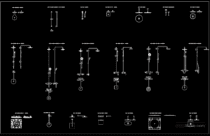 39.Bathroom Showers free AutoCAD drawing download