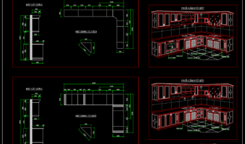 24.Gas cooker, Induction cooker AutoCAD blocks free download
