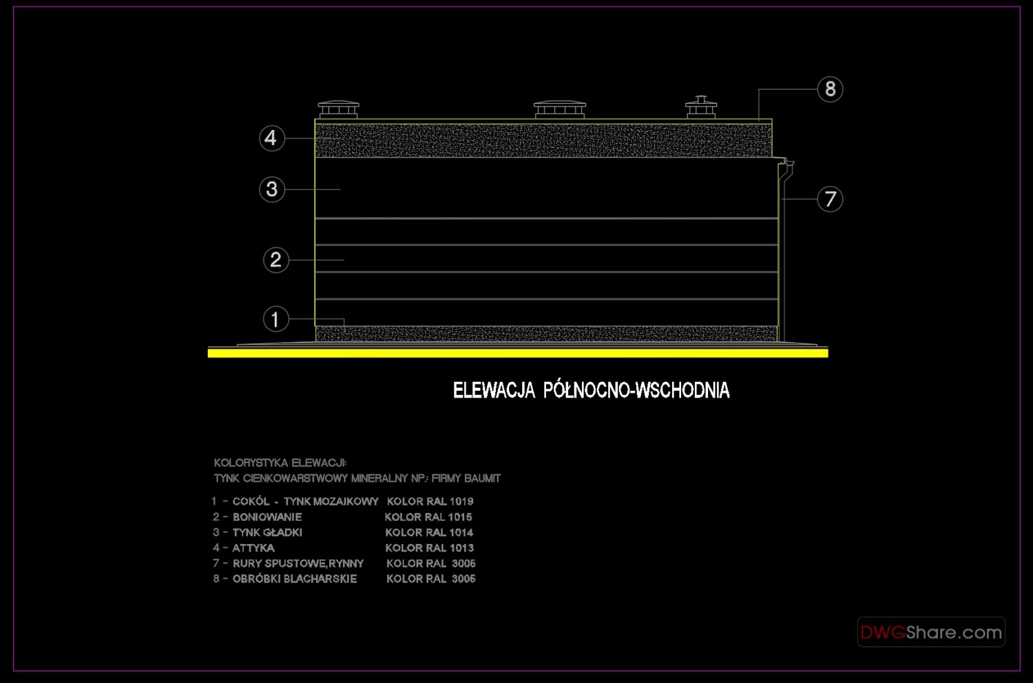 4.High Voltage Substation Building Architecture Design CAD