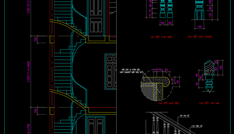41.Details handrail stairs, handrails autocad free download - Free Cad ...