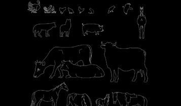 Animals - Free Cad Blocks, download DWG models for architects ...
