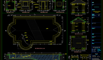 34.Booster Pumps Installation Details Autocad Drawing DWG
