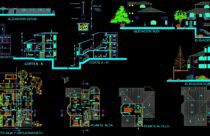 19.Wedding Hall Layout Plan and Elevations CAD
